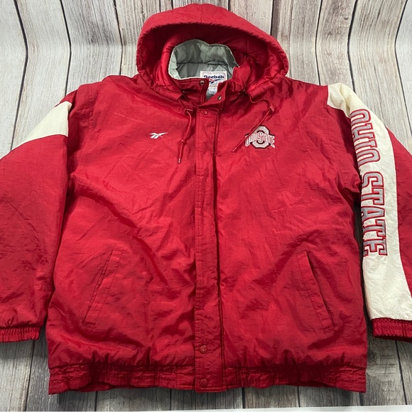 Reebok | Jackets & Coats | Vintage Ohio State University Buckeyes ...